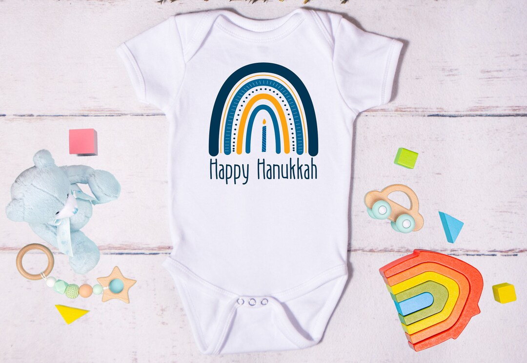 Hanukkah Onesie, First Hanukkah Baby Clothes, Hanukkah Baby Outfit, 1st ...