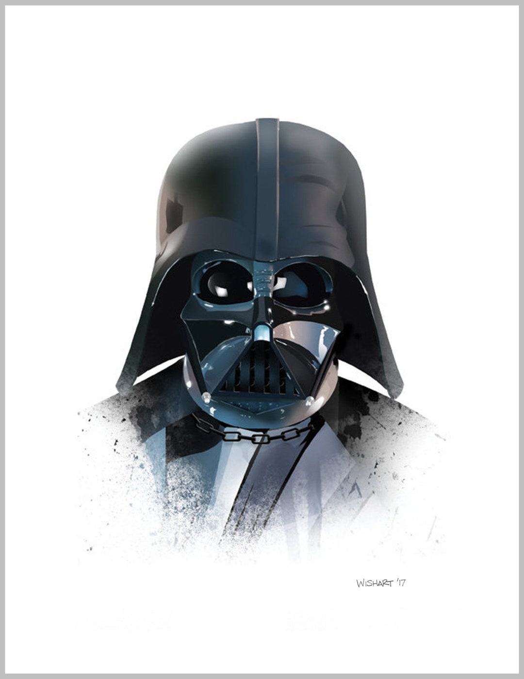 Darth Vader on Wood Panel Print - Etsy