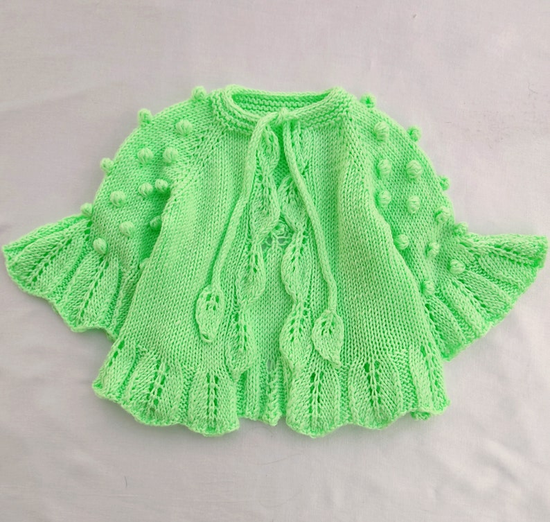 Raglan Baby Cardigan Knitting Pattern. Instructions in English - Etsy