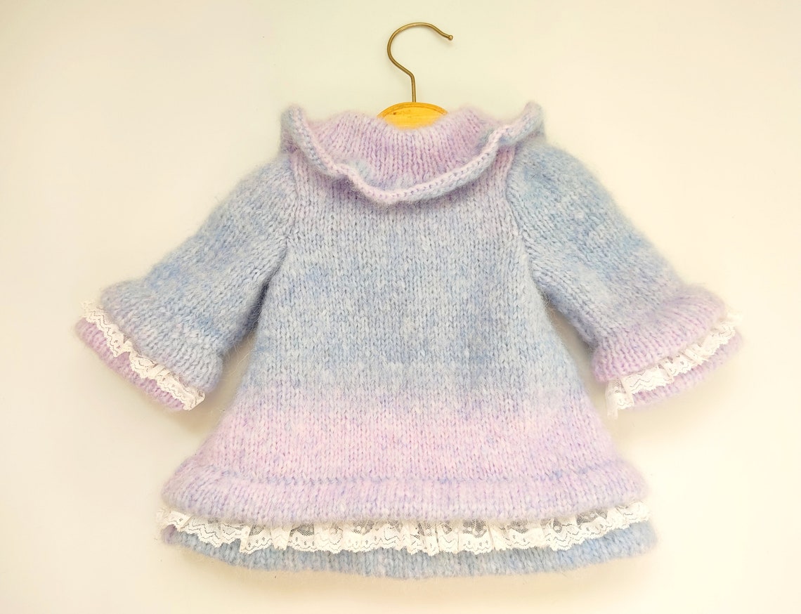 Coat Knitting Pattern. Baby Girl Moheir Wool Coat - Etsy