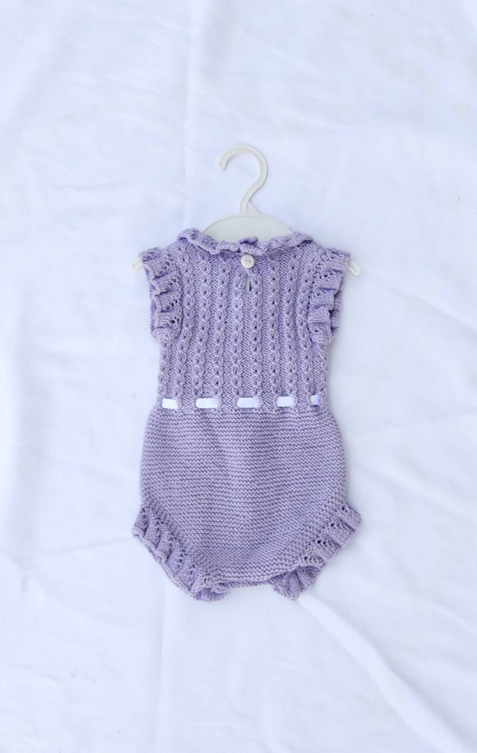 Baby Romper Knitting Pattern PDF. Infant Clothes Knitting Pattern ...