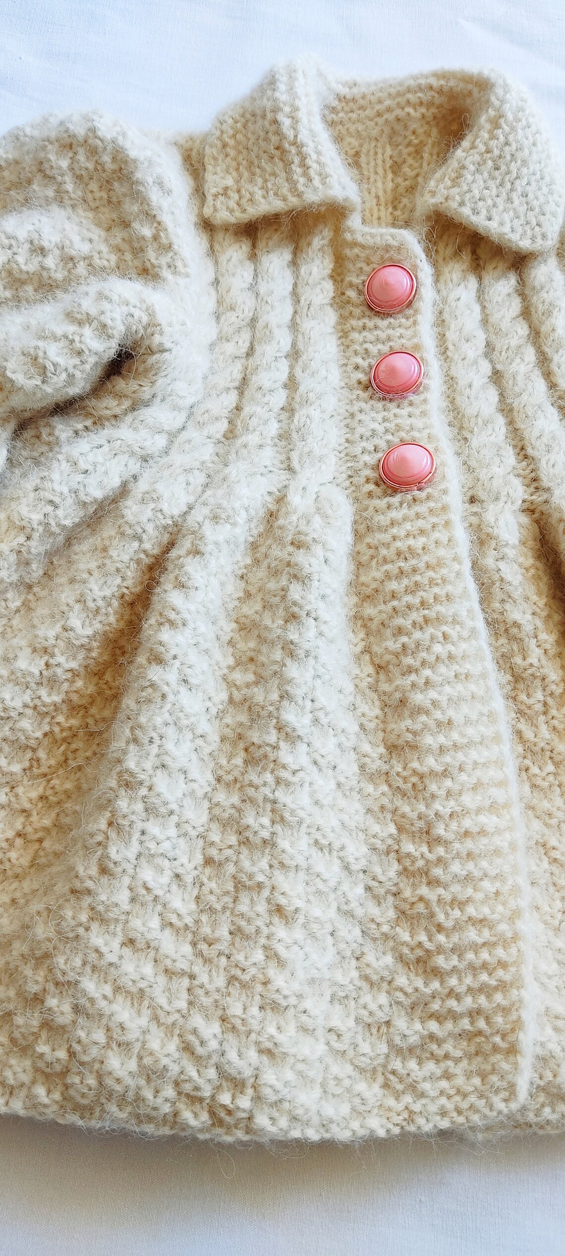 Baby Girl Coat Knitting Pattern - Etsy Canada