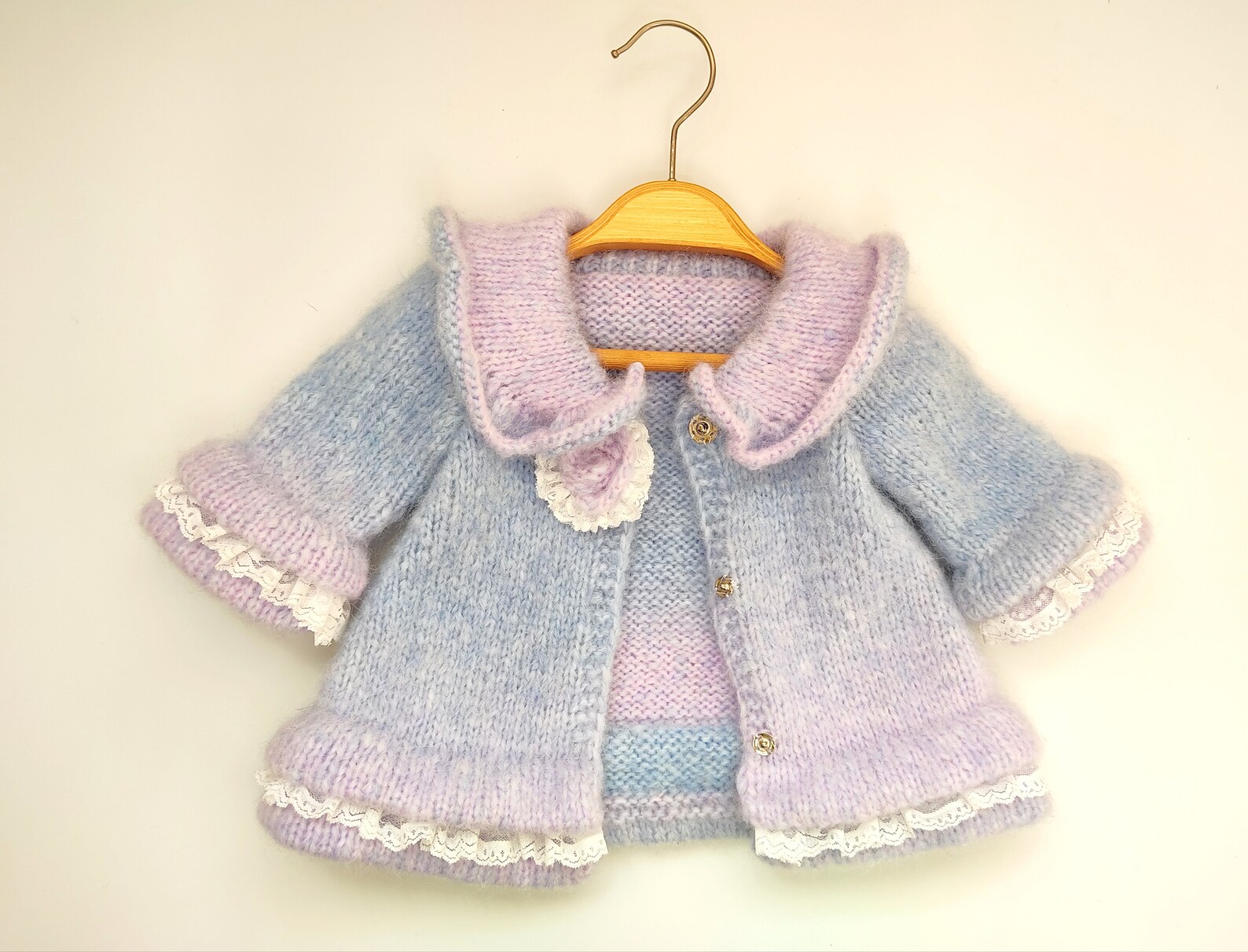 Coat Knitting Pattern. Baby Girl Moheir Wool Coat - Etsy