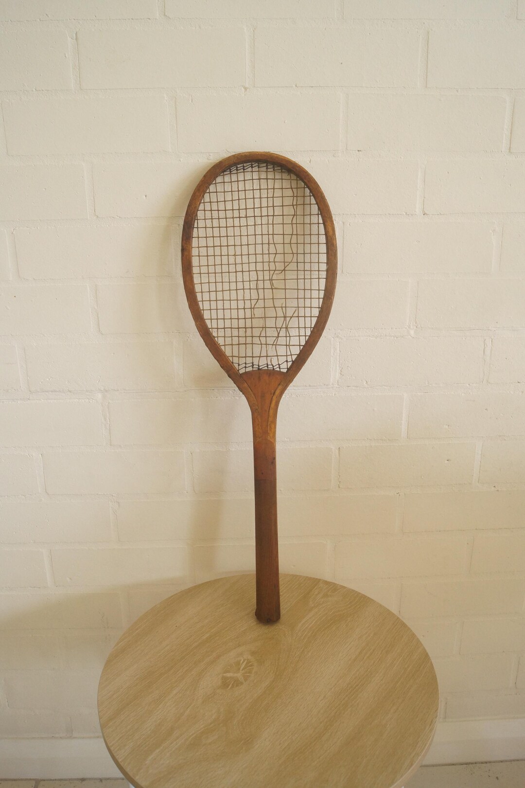 Antique Tennis Racquet - Etsy