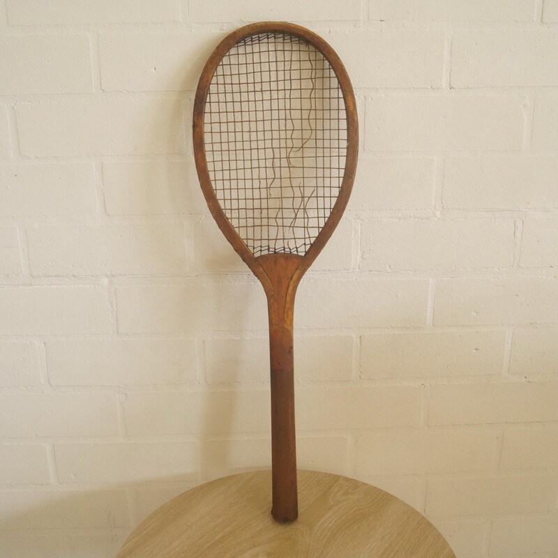 Wood Tennis Racket - Etsy