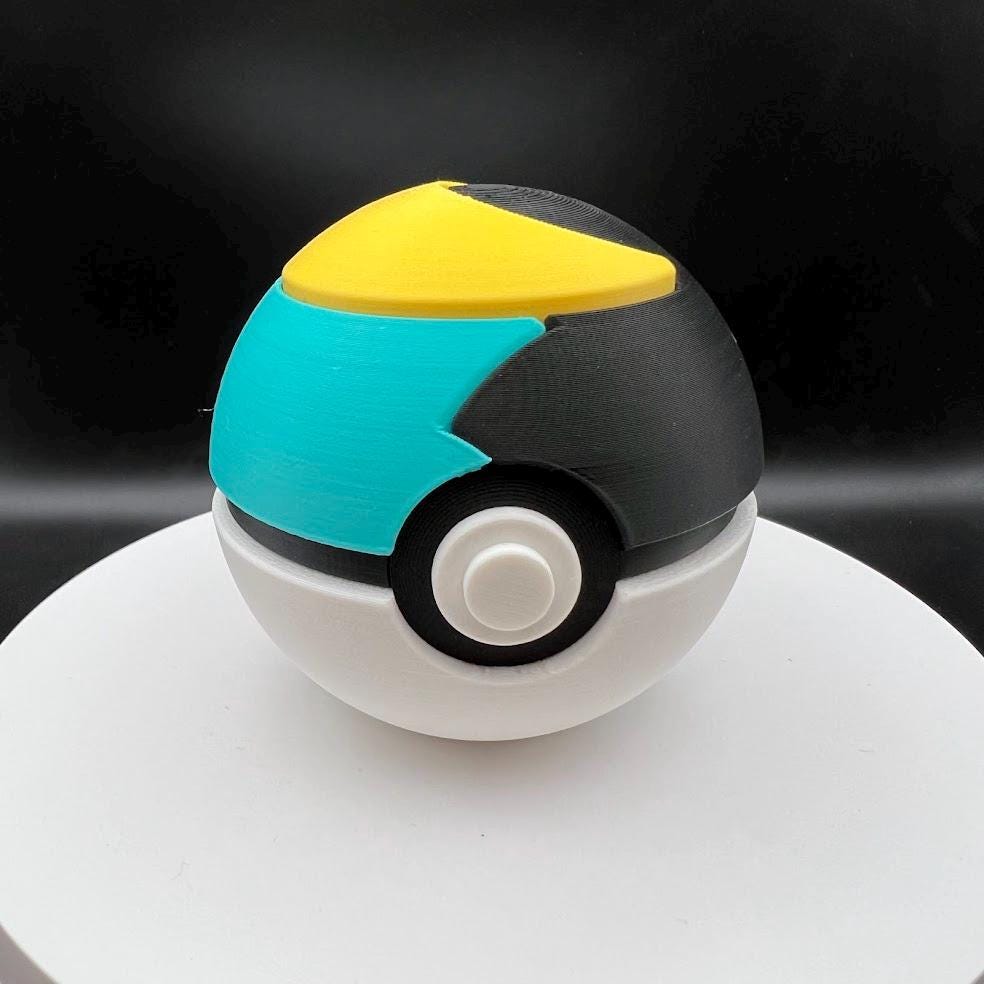 3D Printed Moon Ball Pokeball Decorative Cosplay Accessory - Etsy