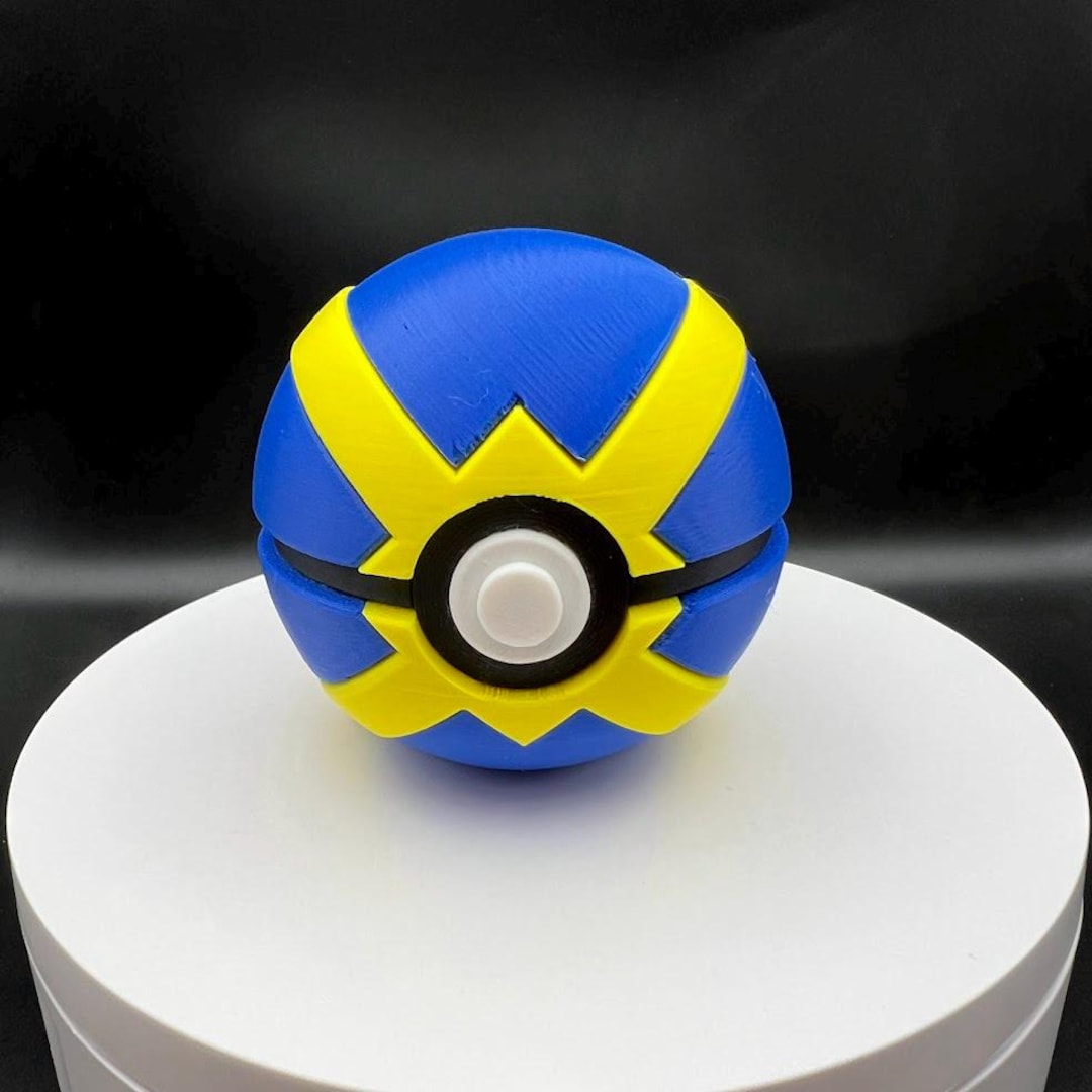 3D Printed Quick Ball Pokeball Decorative Cosplay Accessory - Etsy