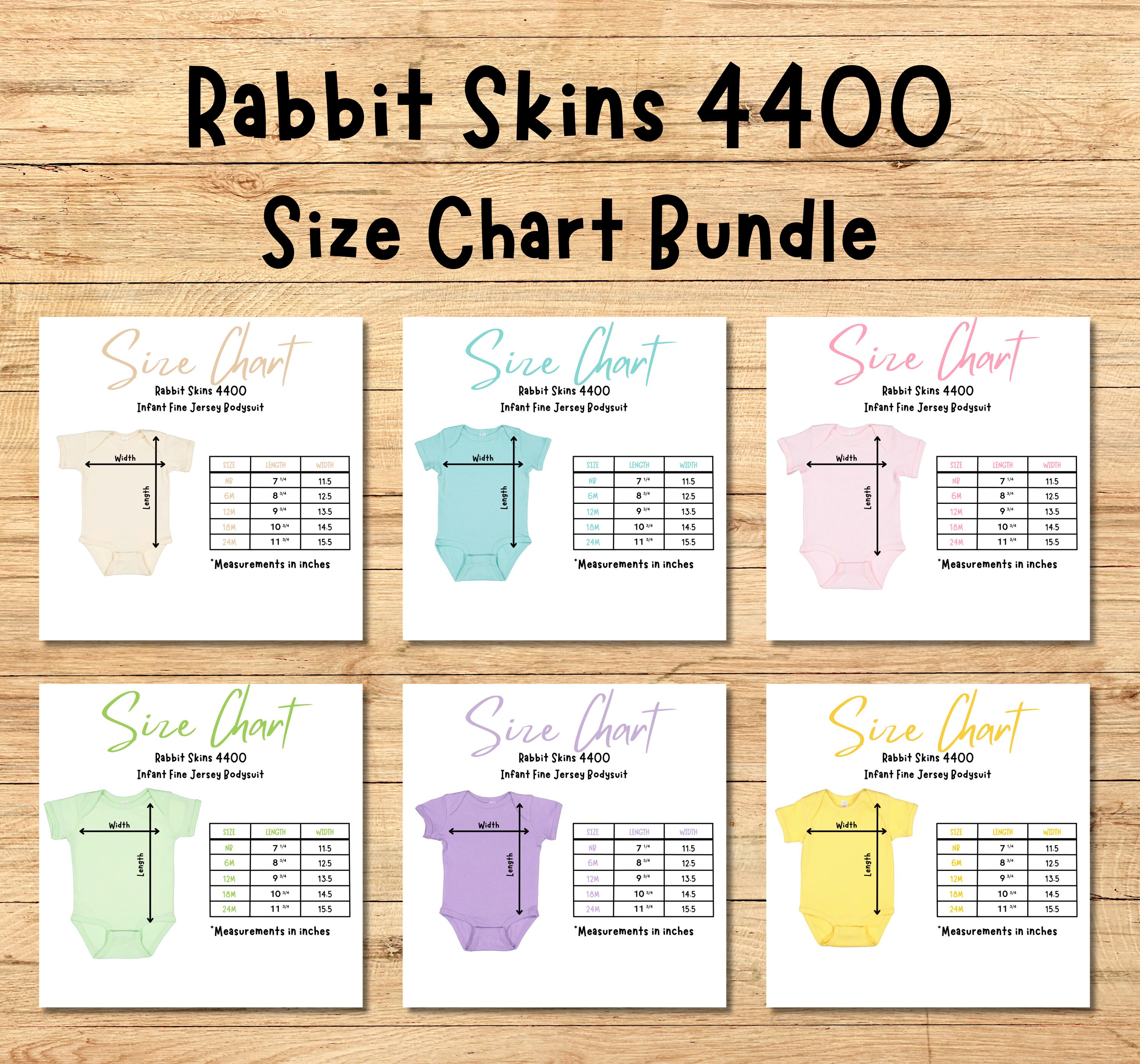 Infant Bodysuit Size Chart,rabbit Skins Sizes, 4400 Size Chart,rabbit Skins Size Chart, Rabbit ...