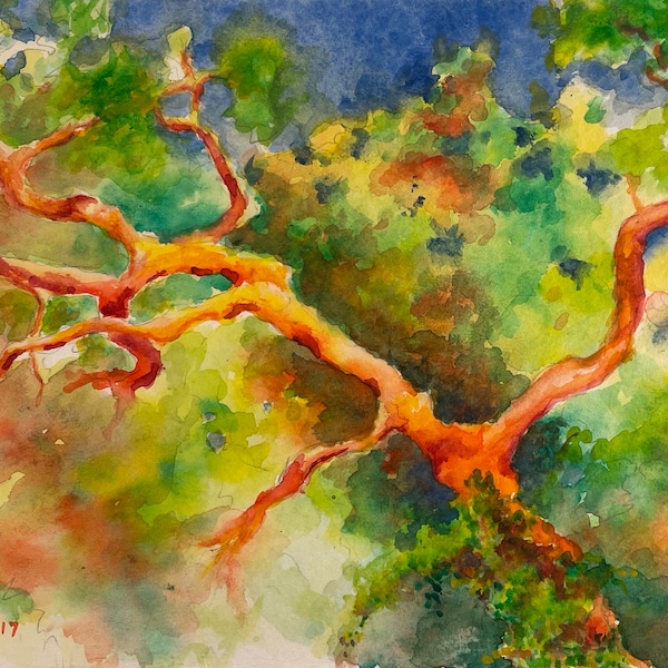 Old Tree Painting - Etsy