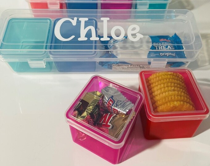 Snack Box; Personalized Snack Box; Snack Organizer; Back to School ...