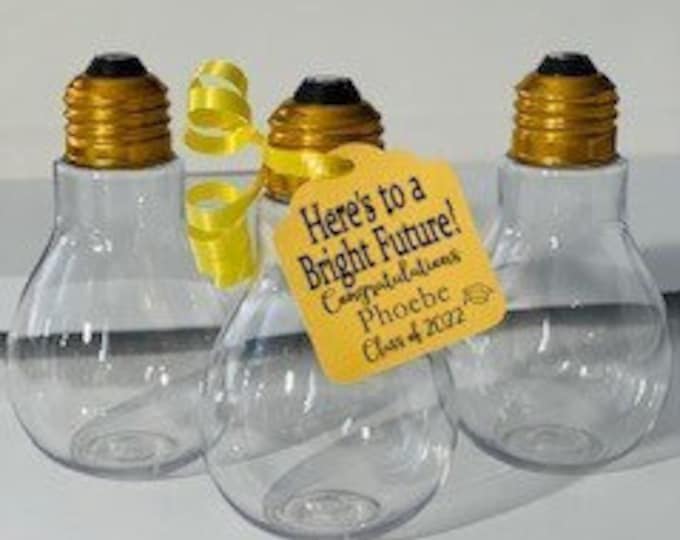 Graduation Favors Here's to A Bright Future Personalized - Etsy