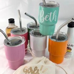 Mini Tumbler; Mini Shot Tumblers; Personalized Mini Tumblers; Girls ...