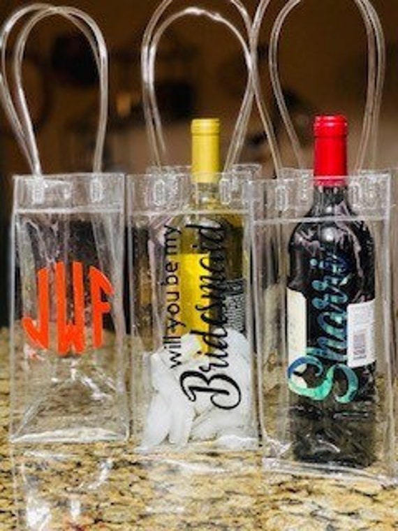 Custom Wine Tote Ice Bag Wine Bag Wine Tote Wine Chiller - Etsy