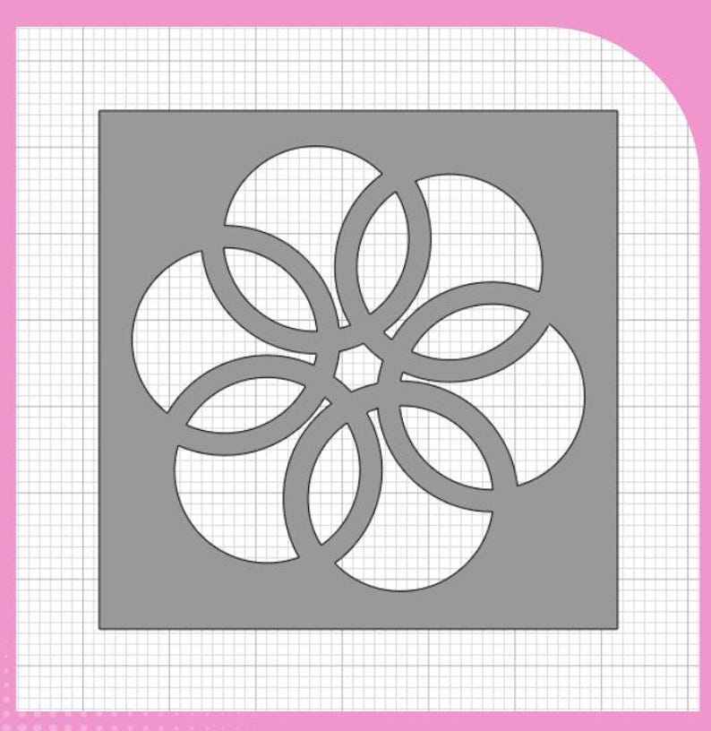 Circular Stencil SVG, Cricut Stencil SVG, Cricut Stencil Making ...