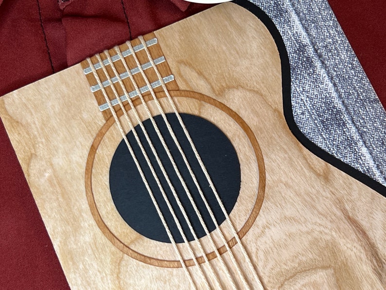 Guitar Card SVG, Card, SVG, Musical Card, Guitar Lover Gift, Digital ...