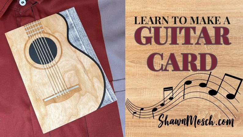 Guitar Card SVG, Card, SVG, Musical Card, Guitar Lover Gift, Digital ...