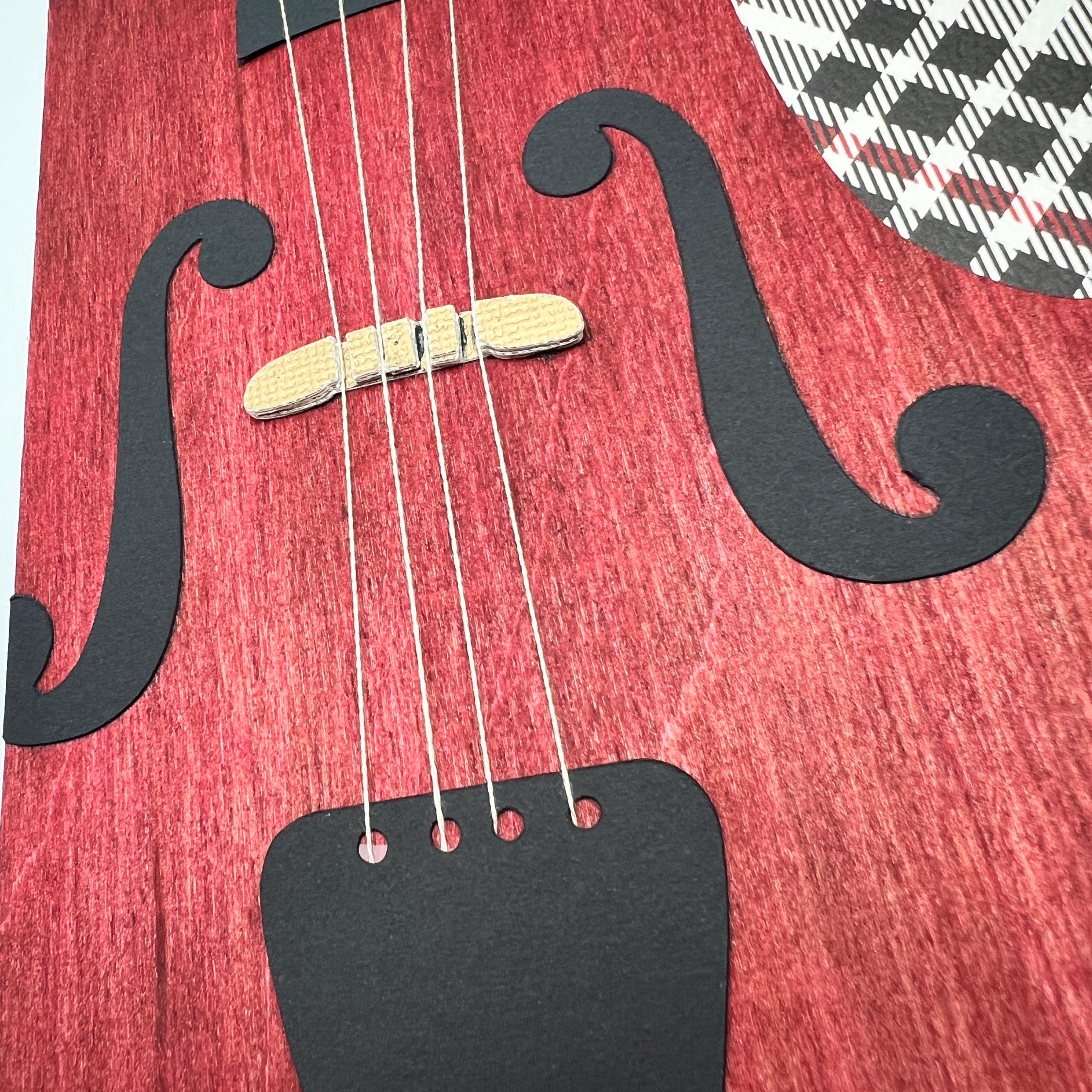 Violin Card SVG, Fiddle Card Svg, Violin Shaped Card Svg, Svg, Cricut ...