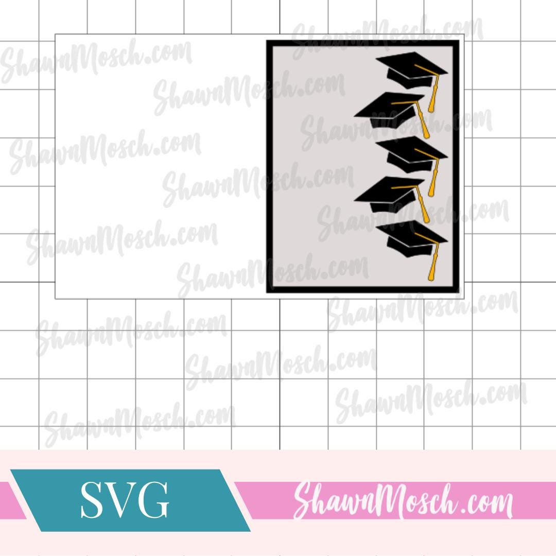 Graduation Cap Card SVG, DIY Cricut Card (digital Download) - Etsy
