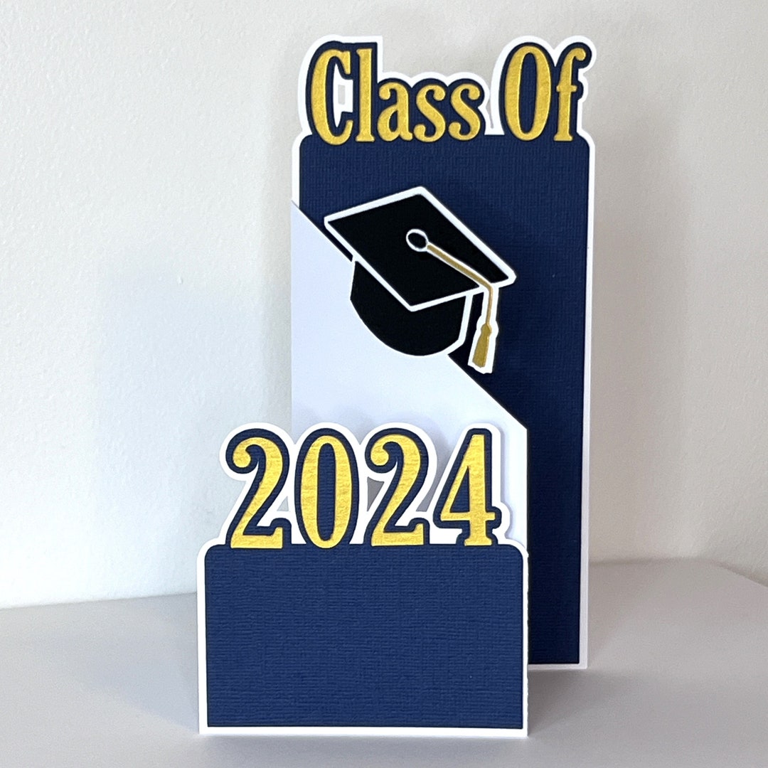Class of 2024 Graduation Card SVG, Graduation Card SVG, Graduation Card ...