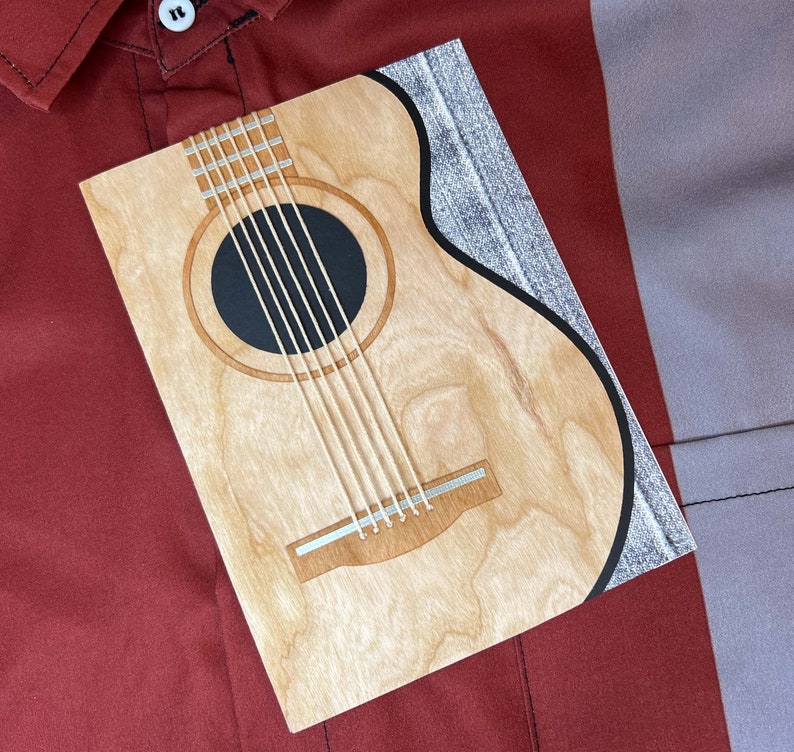 Guitar Card SVG, Card, SVG, Musical Card, Guitar Lover Gift, Digital ...