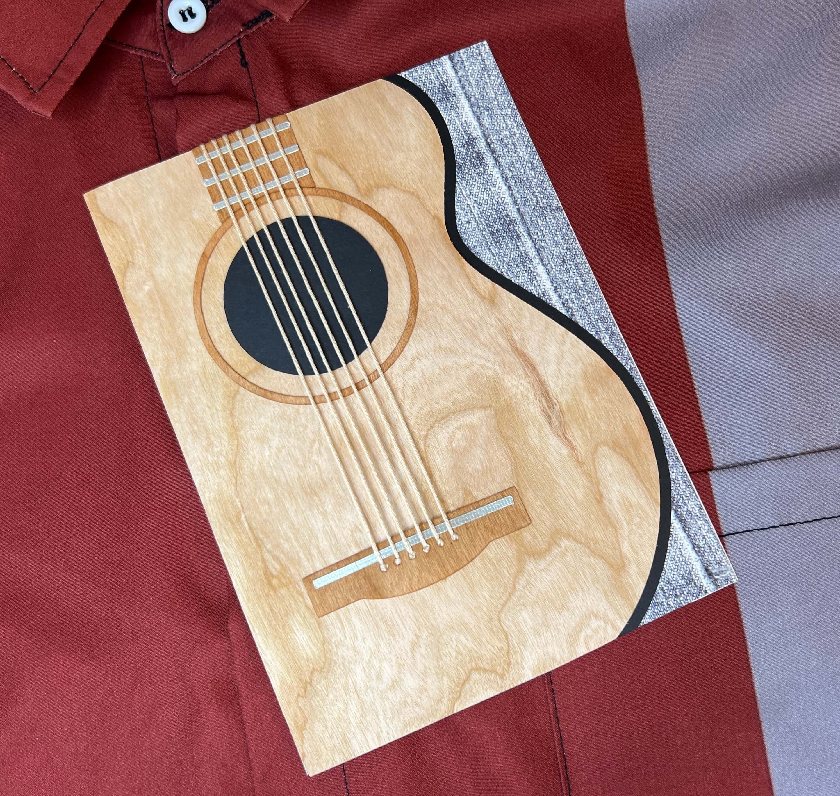 Guitar Card SVG, Card, SVG, Musical Card, Guitar Lover Gift, Digital ...