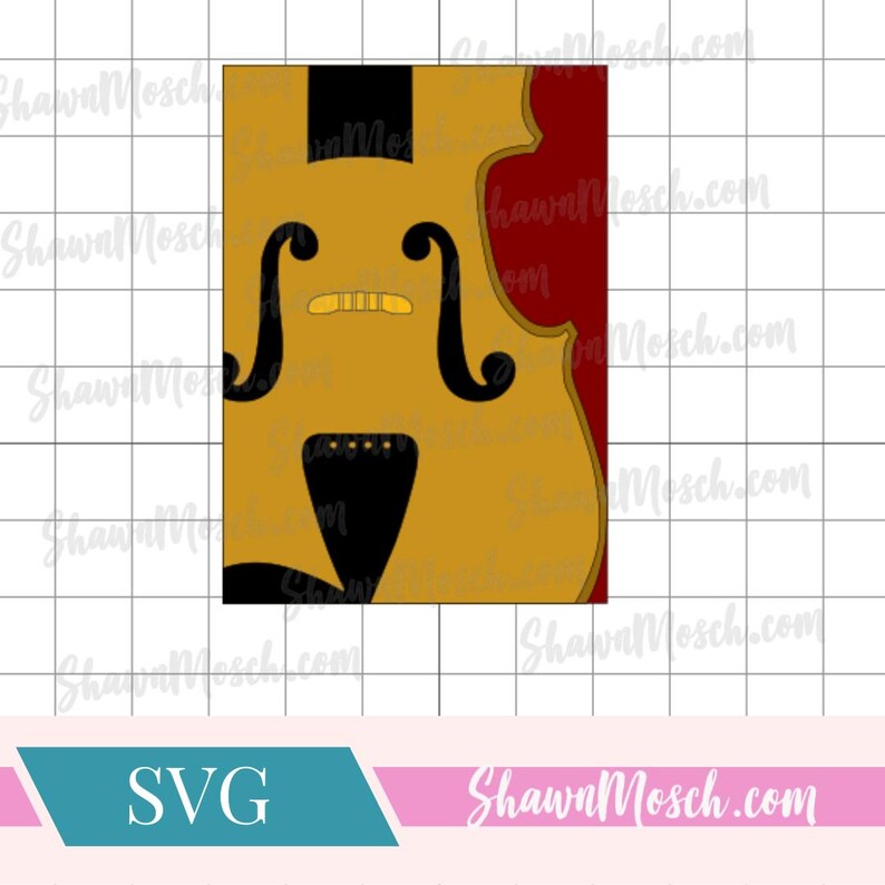 Violin Card SVG, Fiddle Card Svg, Violin Shaped Card Svg, Svg, Cricut ...