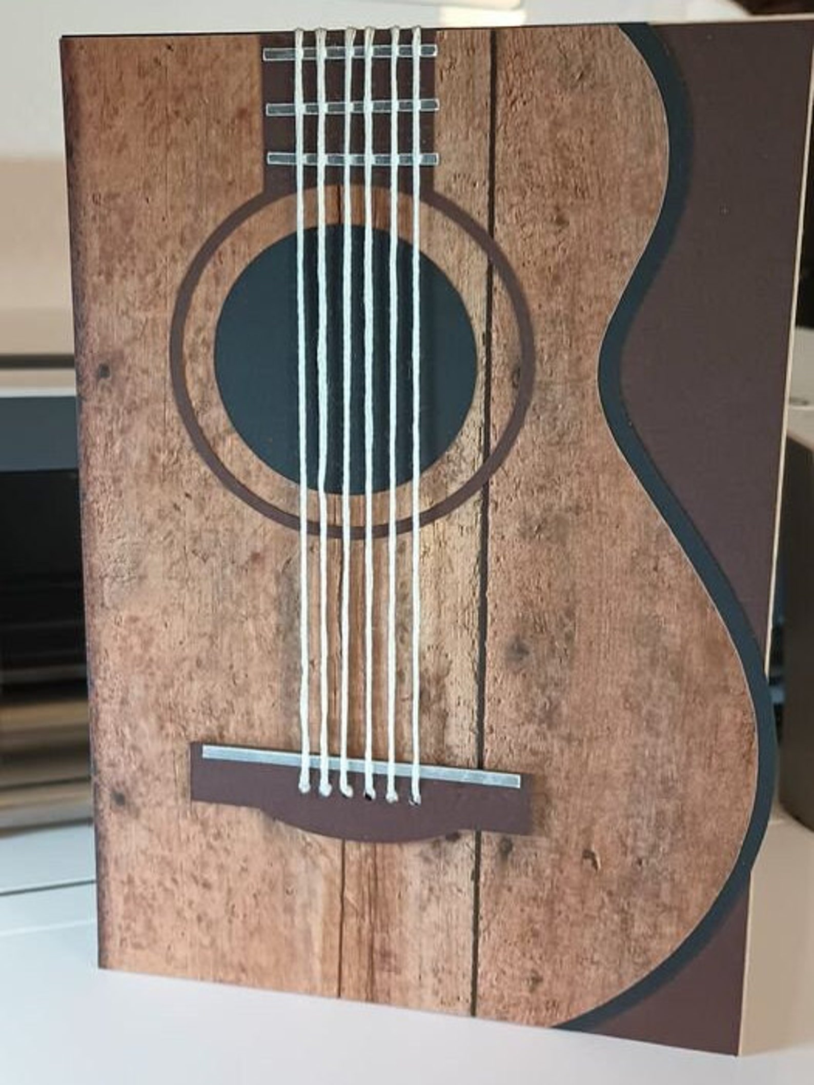 Guitar Card SVG, Card, SVG, Musical Card, Guitar Lover Gift, Digital ...