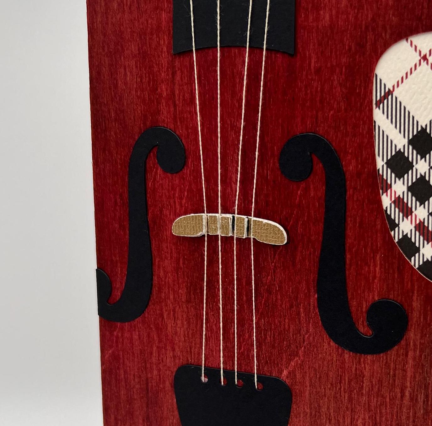 Violin Card SVG, Fiddle Card Svg, Violin Shaped Card Svg, Svg, Cricut ...