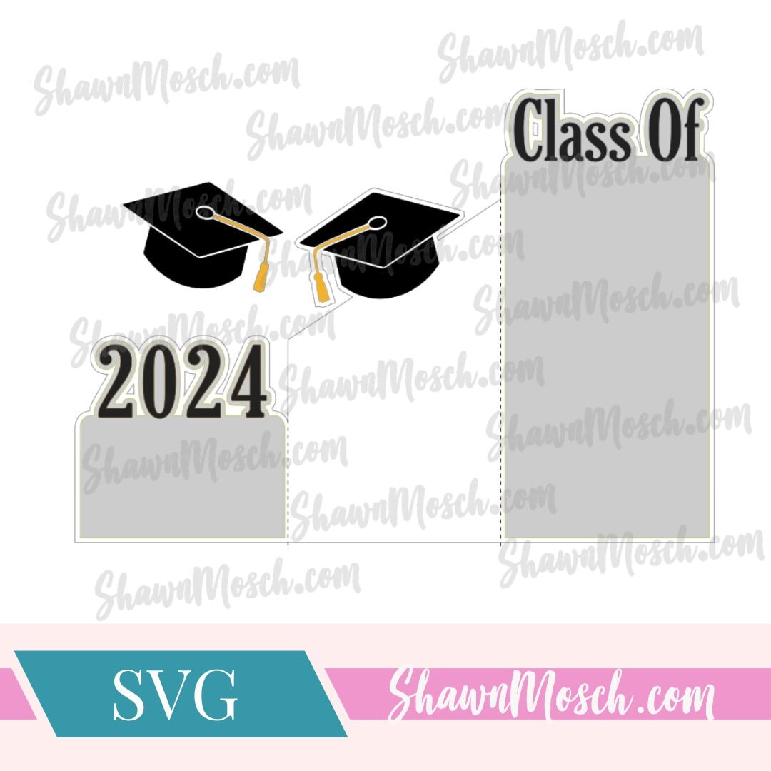 Class of 2024 Graduation Card SVG, Graduation Card SVG, Graduation Card ...