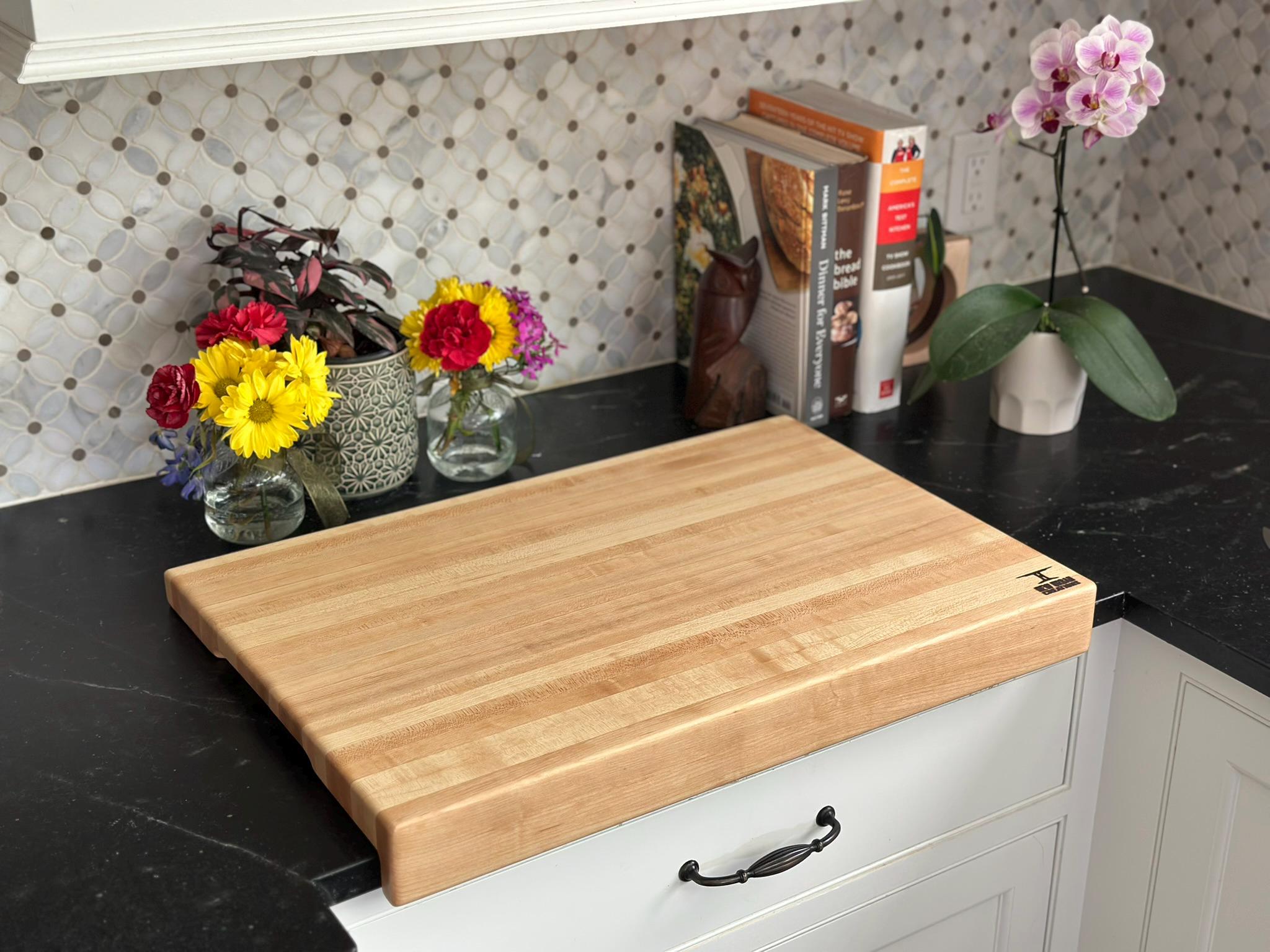 Maple Workhorse Cutting, Kneading, Pastry Board With Stability Lip Edge ...