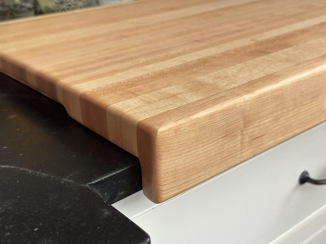 Maple Workhorse Cutting, Kneading, Pastry Board With Stability Lip Edge ...