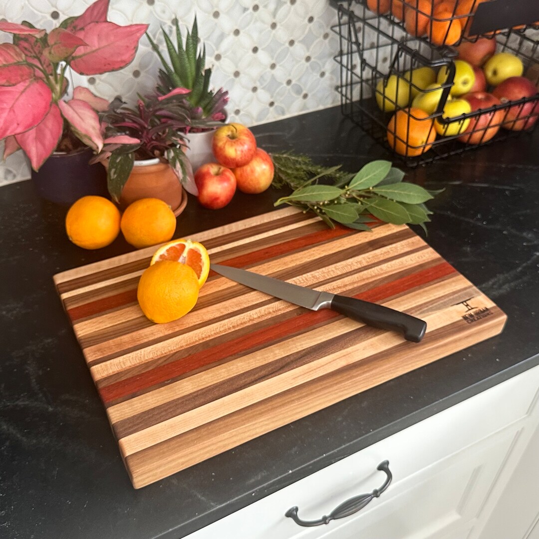 Edge Grain Cutting Board Random Pattern - Etsy