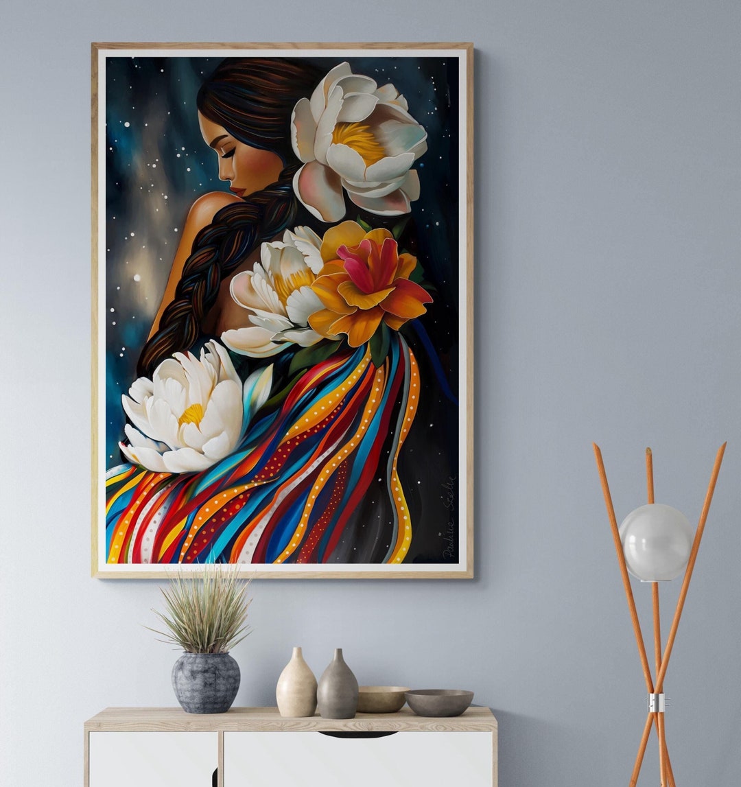 Woven in Colors,forward,women Empowerment Art Print|woman of Colors ...