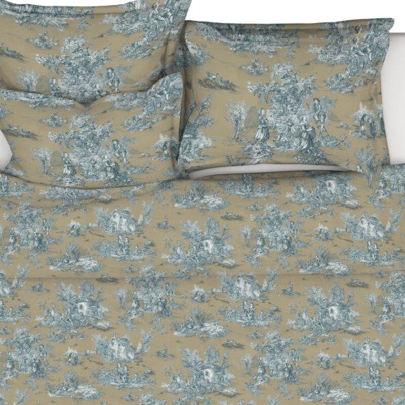Toile Bedding - Etsy