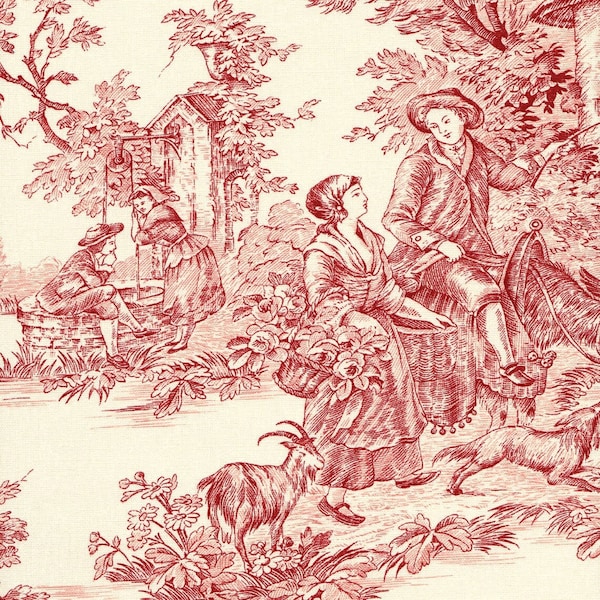 French Country Toile - Etsy