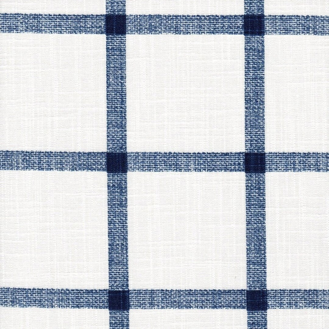 Aaron Windowpane Plaid Fabric Samples From Carolina Linens - Etsy
