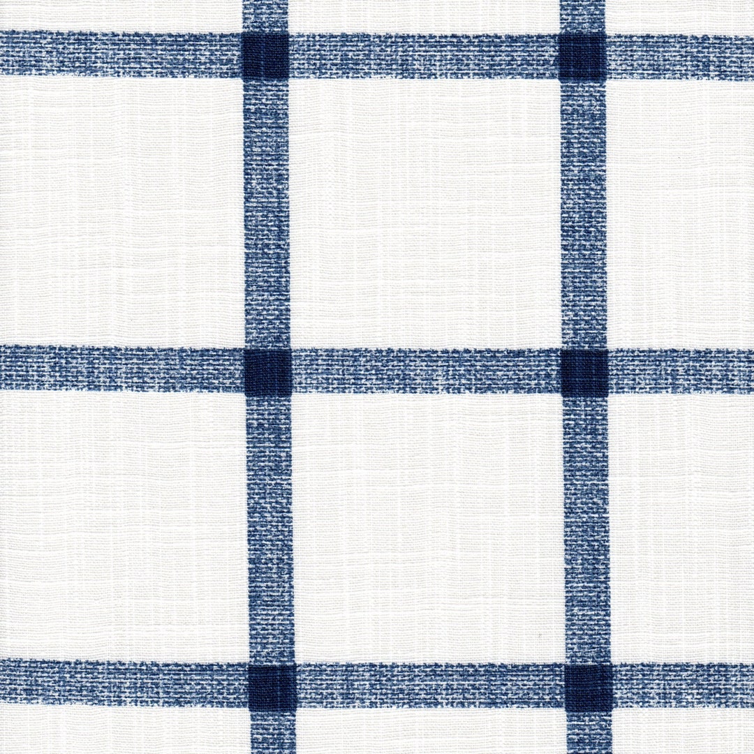 Tailored Tier Cafe Curtain Panels Pair in Aaron Italian Denim Blue ...