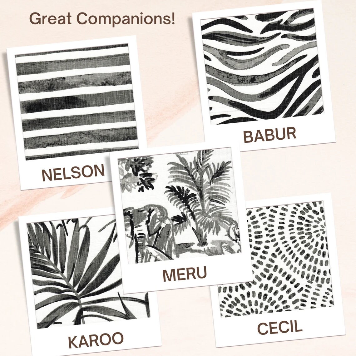 Empress Swag Valance in Babur Raven Black Watercolor Wavy - Etsy