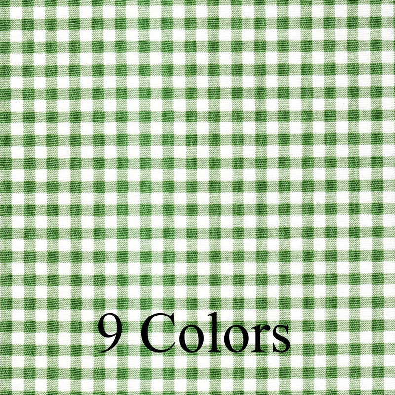 Green Gingham Fabric - Etsy