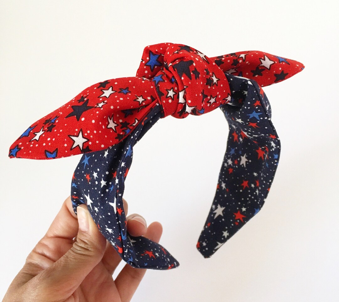 4th of July Headband, Memorial Day Headband, USA Stars Headband ...