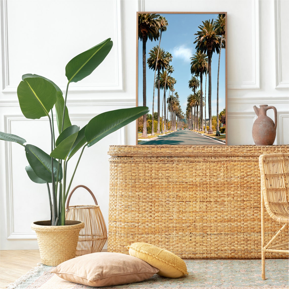 Palm Trees Wall Art Print Los Angeles Palm Trees Beverly - Etsy