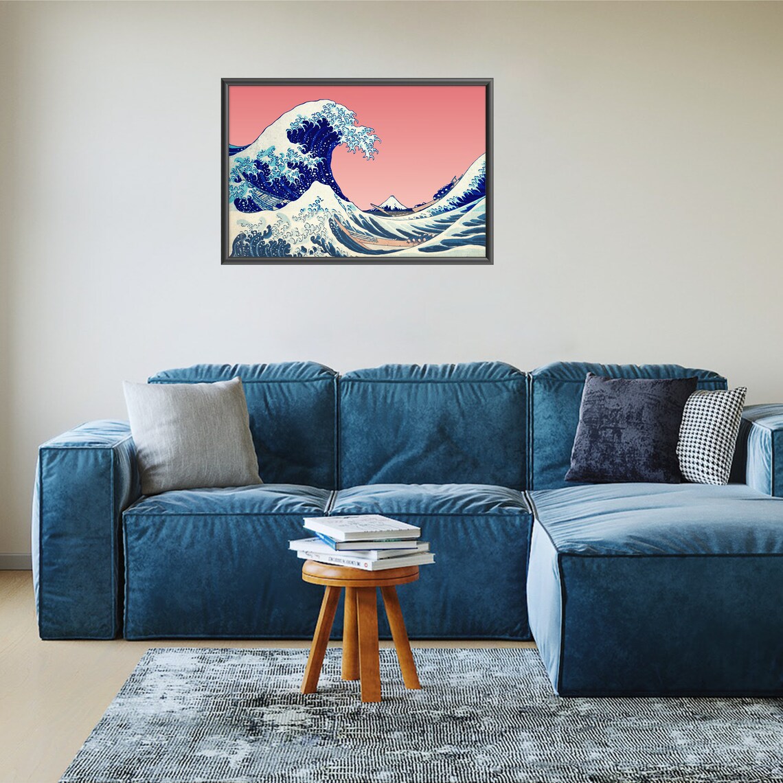The Great Wave Print Wave Poster Japanese Decor Great Wave | Etsy