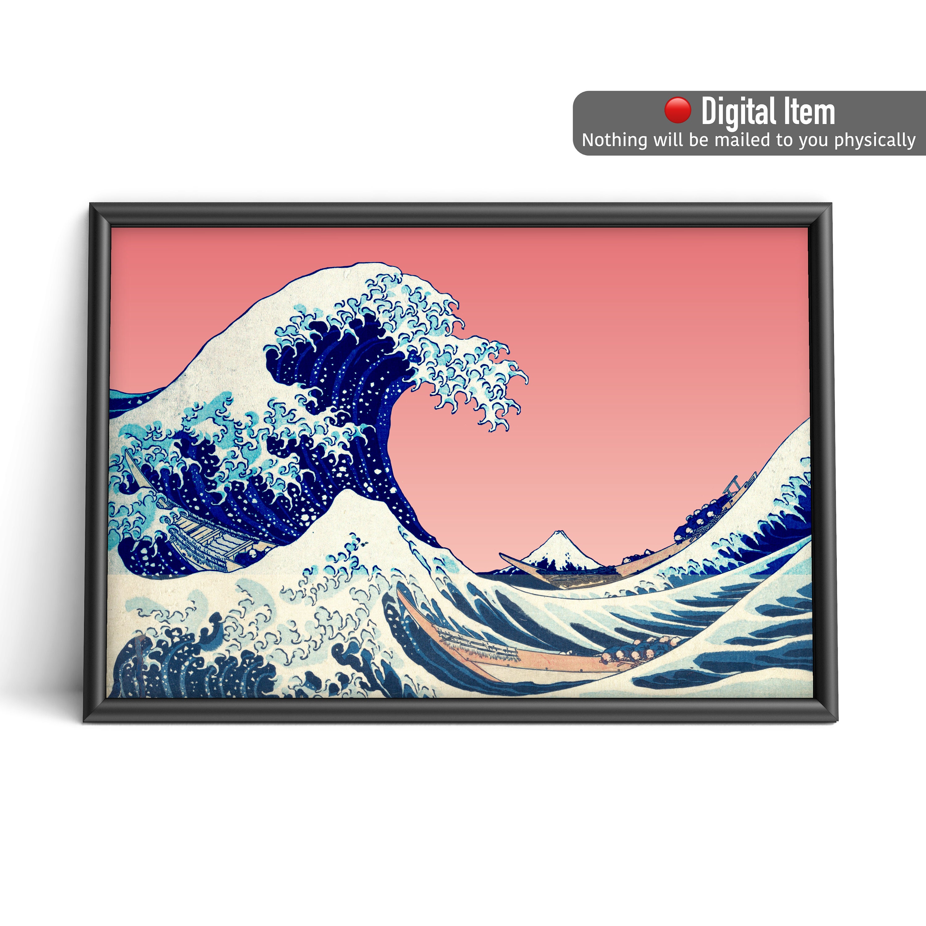 The Great Wave Print Wave Poster Japanese Decor Great Wave - Etsy