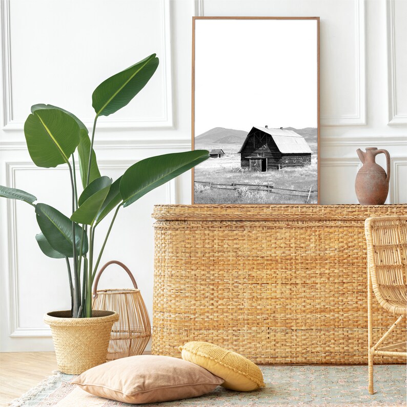 Old Barn Print Farmhouse Wall Art Printable Wall Decor - Etsy