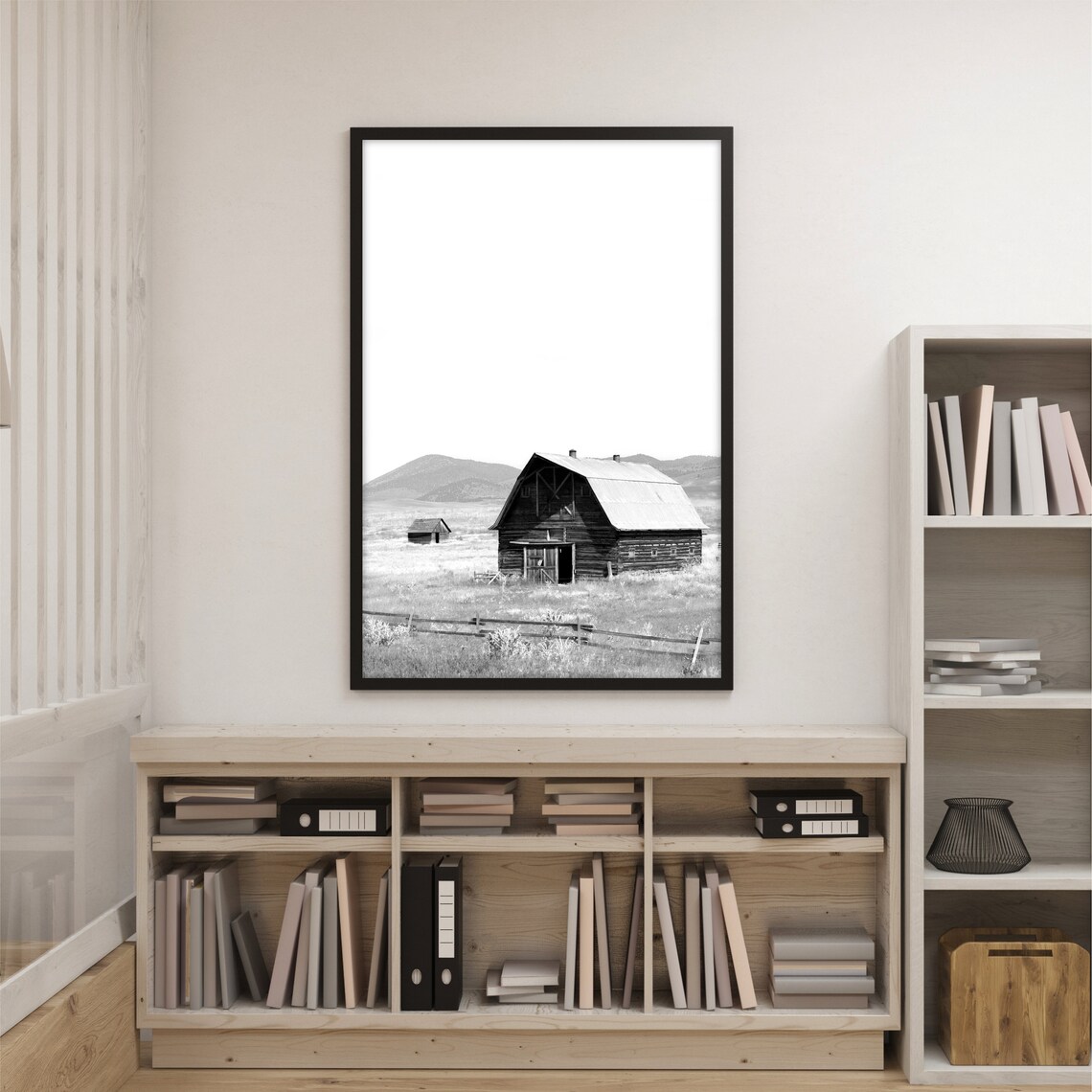 Old Barn Print Farmhouse Wall Art Printable Wall Decor - Etsy