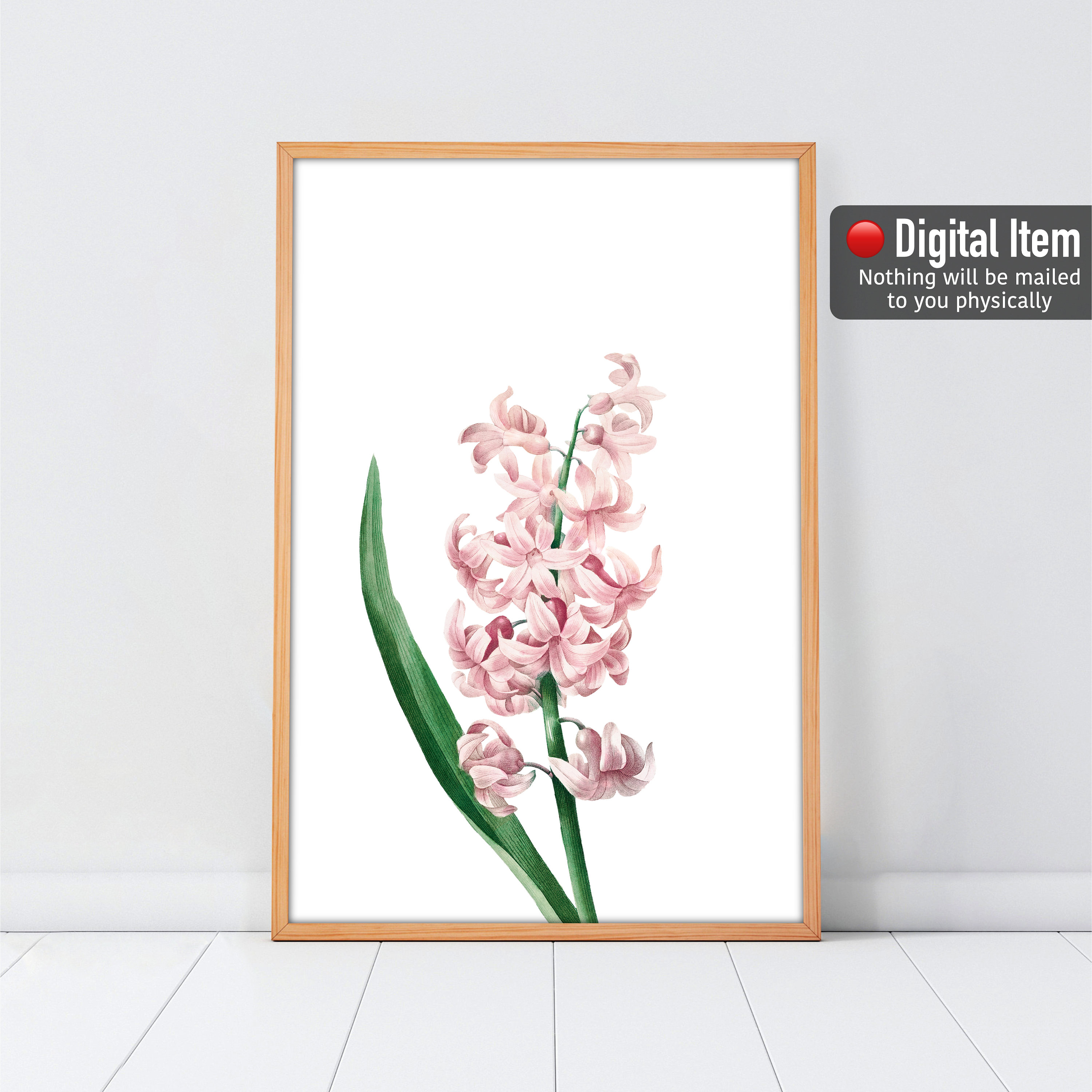 Pink Flowers Print Set of 6 Prints Vintage Floral Wall Art | Etsy