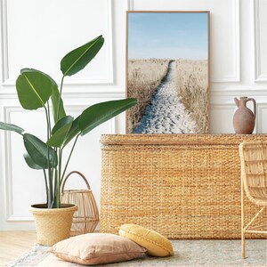 Path to the Beach Boho Print Pathway Neutral Boho Wall Art - Etsy