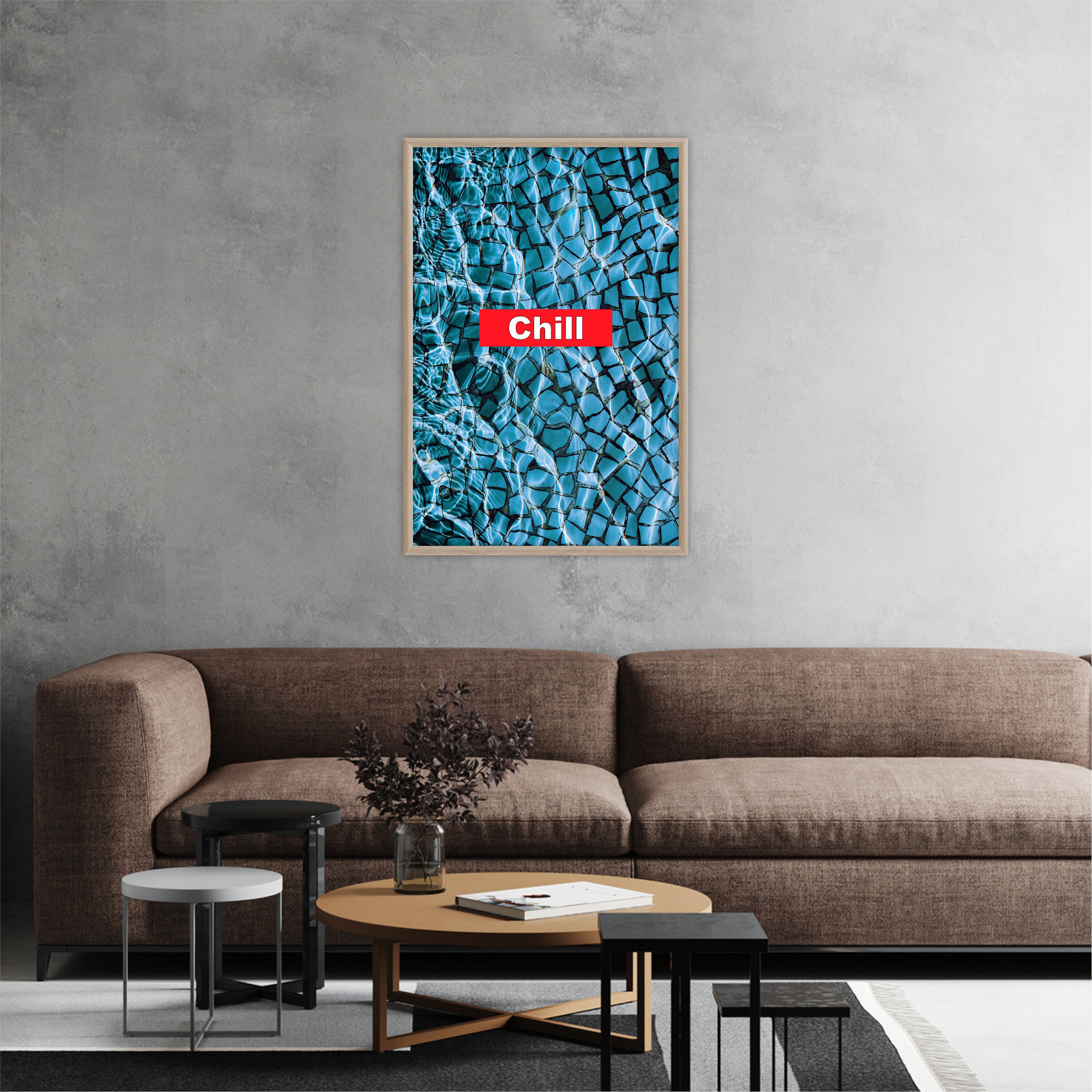Chill Poster Pool Print Water Poster Chill Print Digital | Etsy