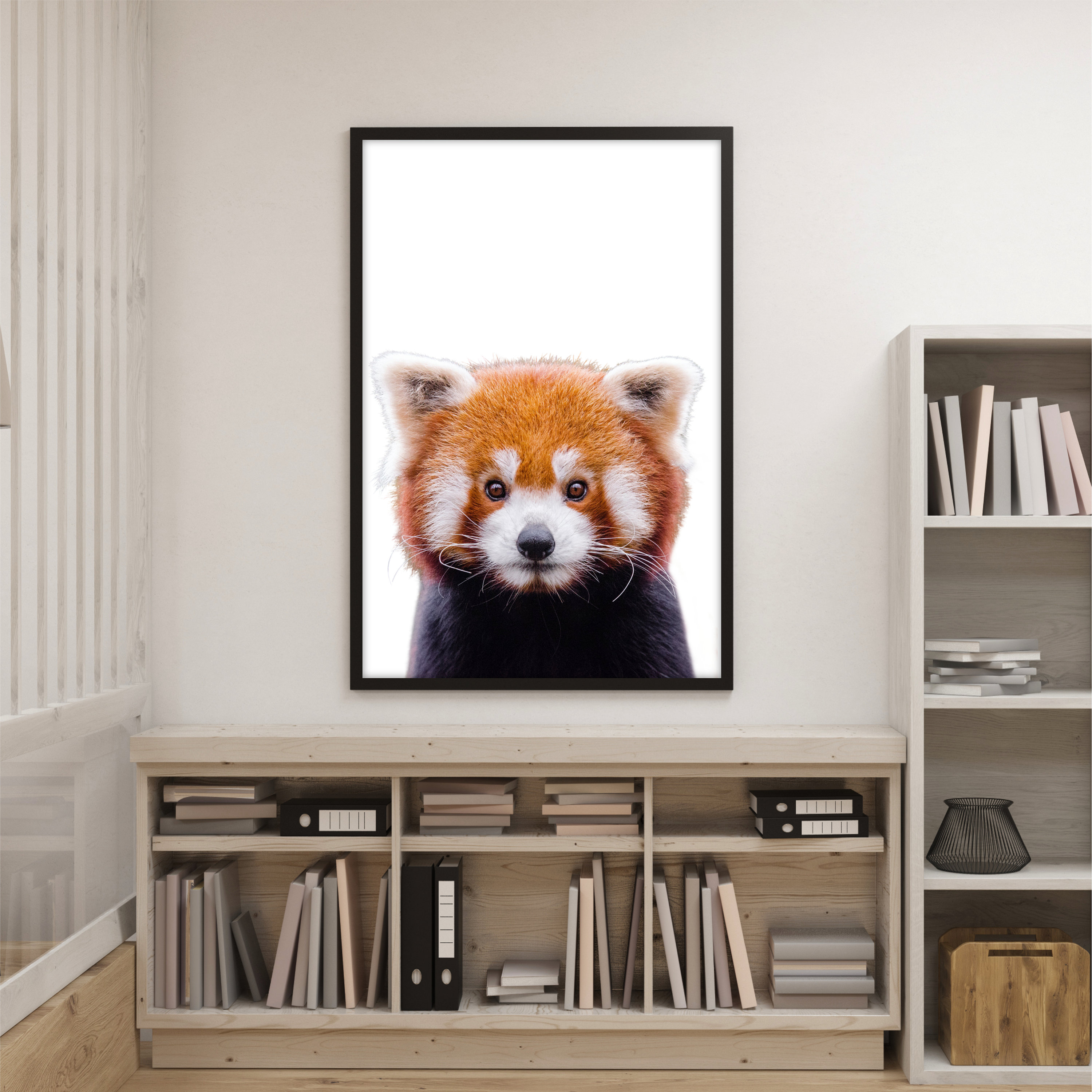 Red Panda Print Nursery Wall Art Red Panda Poster Little | Etsy