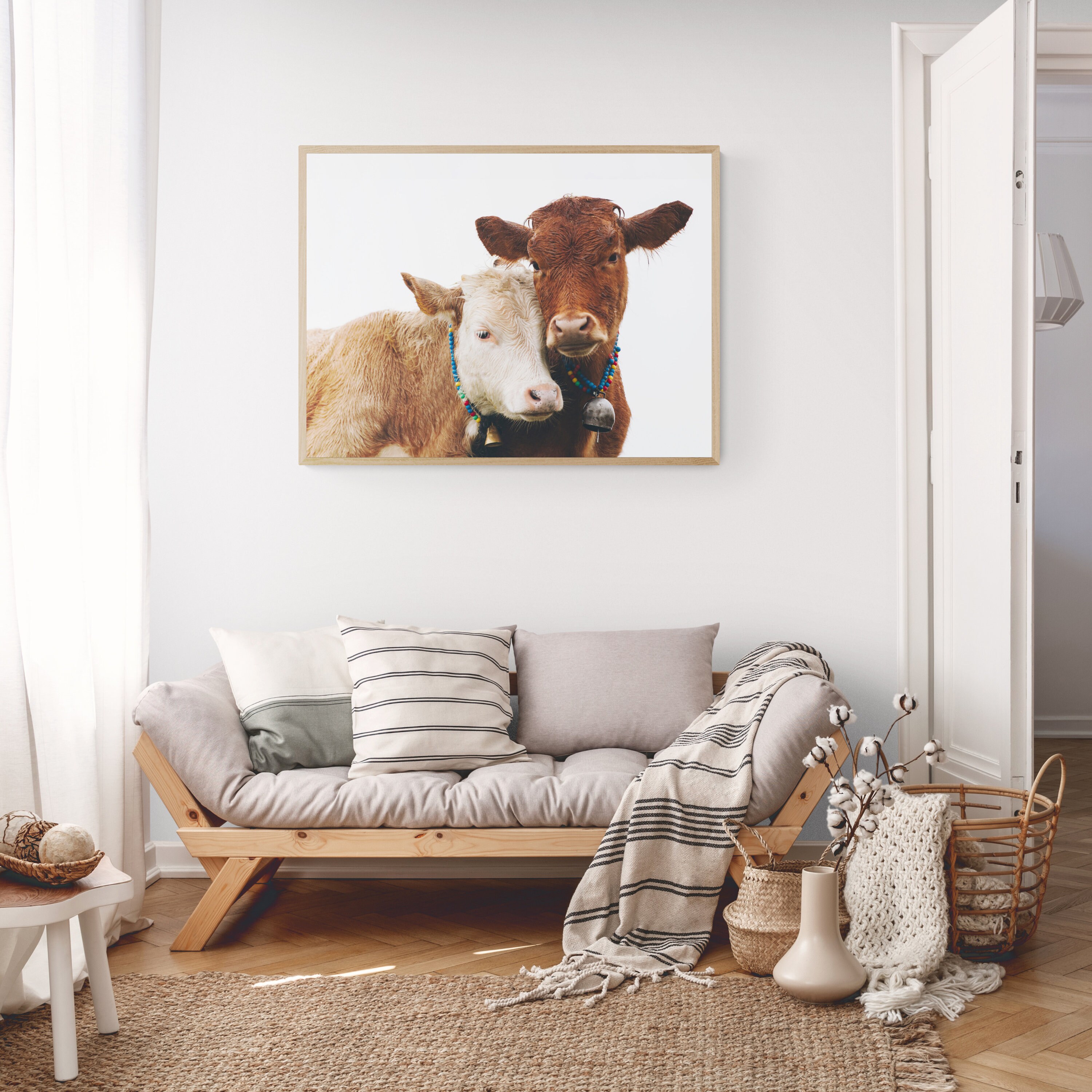 Cow Print Printable Farmhouse Wall Decor Cow Wall Art Farm | Etsy